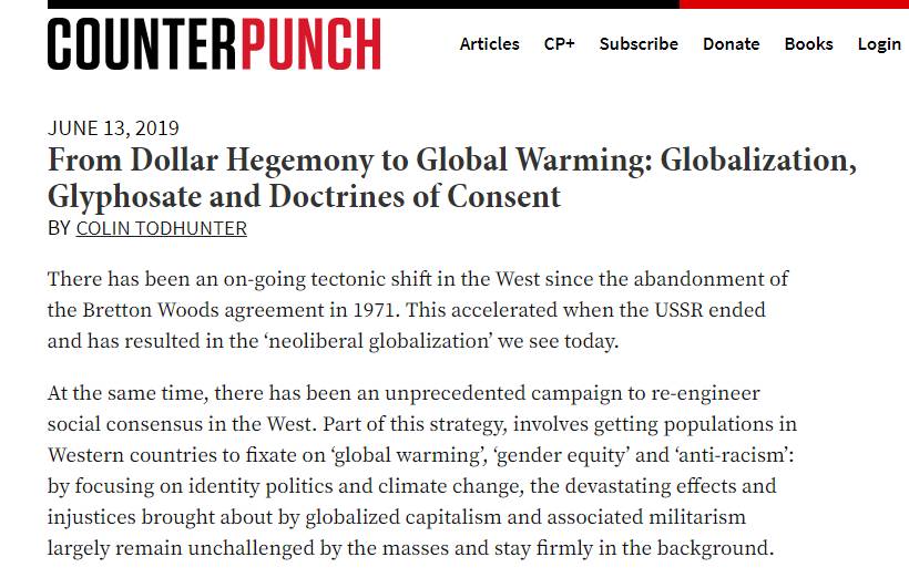 2019-06-13 interview with Colin Todhunter "From Dollar Hegemony to ...